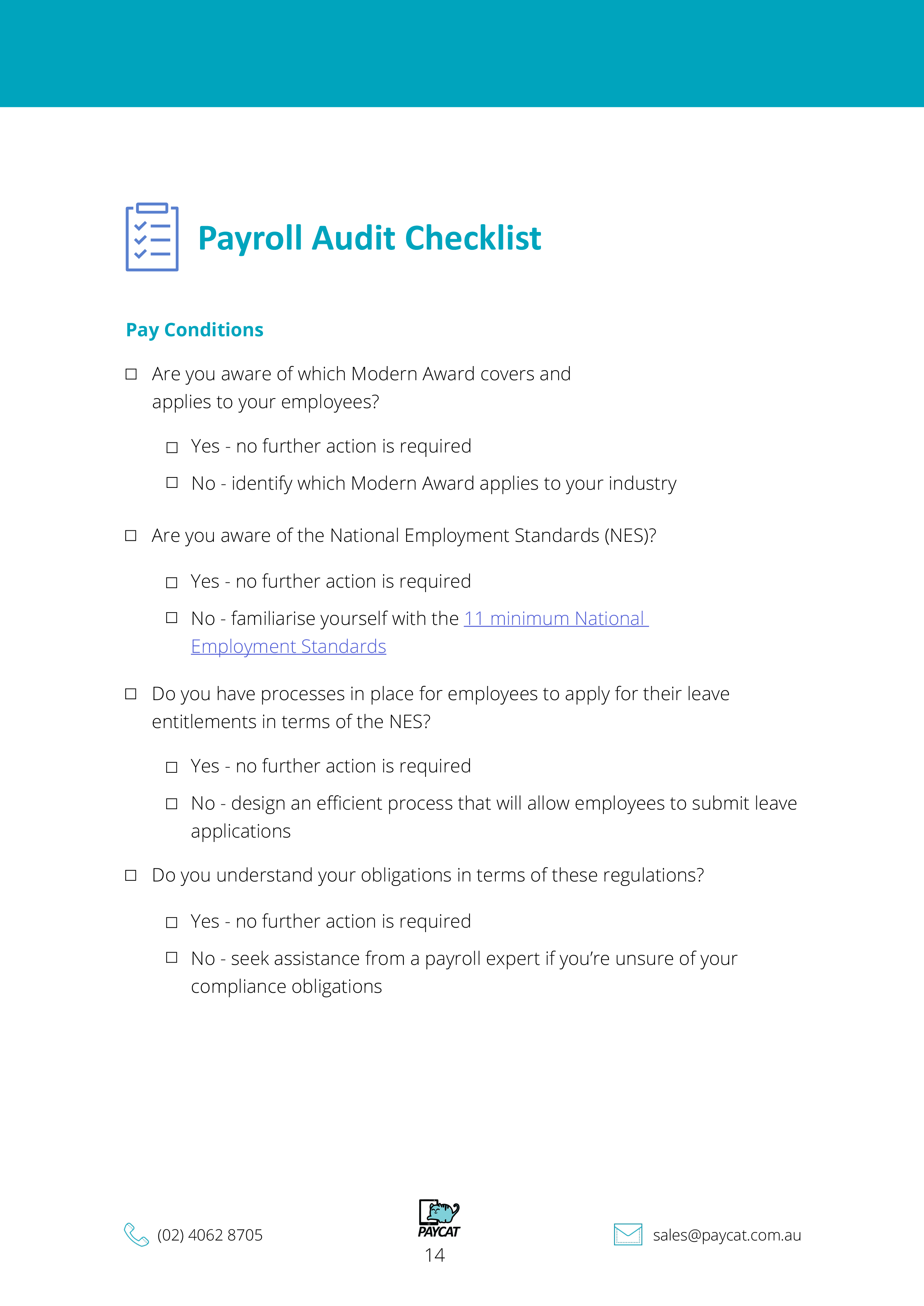 The Ultimate Payroll Audit Checklist The Ultimate Payroll Audit Checklist